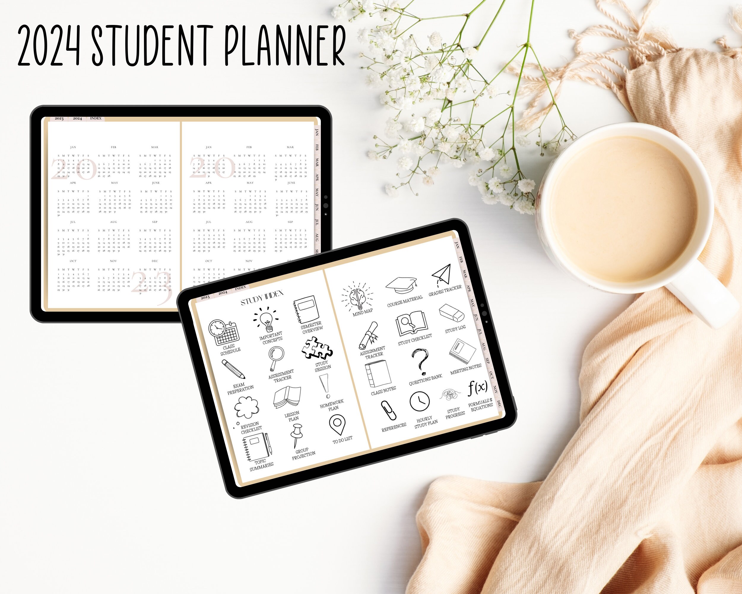 2024 Student Planner Goodnotes, Student Planner, Digital Student ...