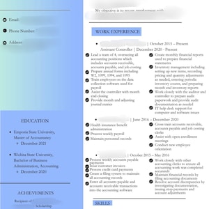 Custom Resume - Etsy