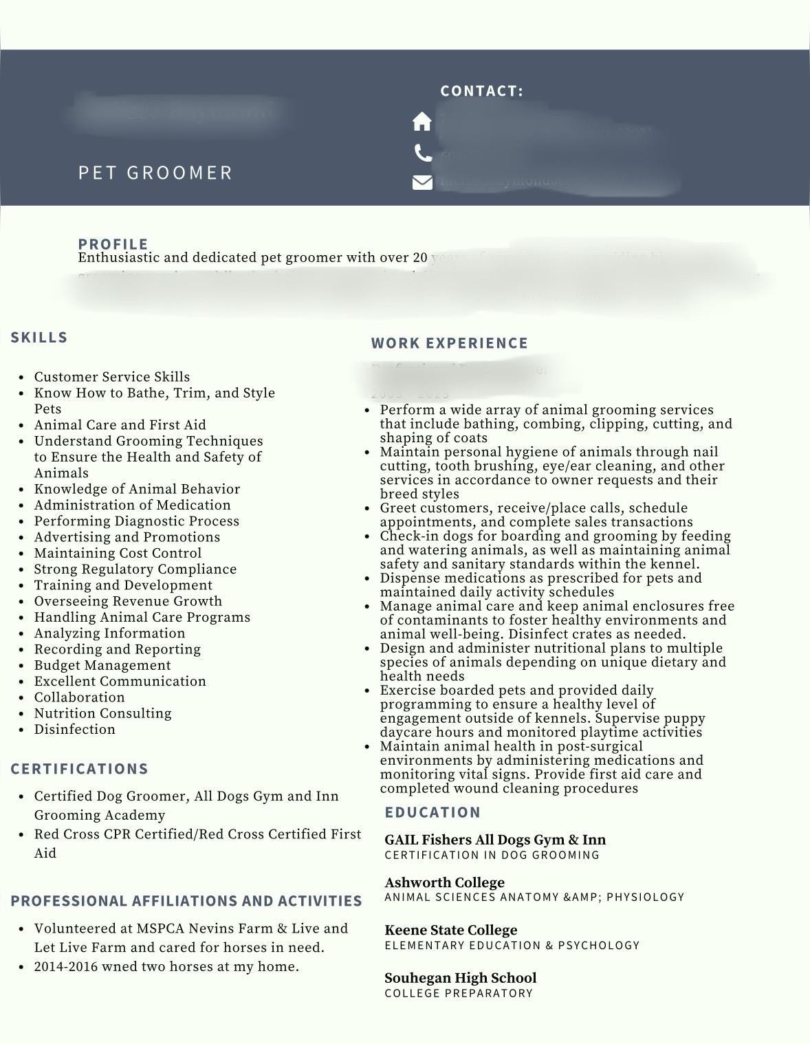 Custom Resume - Etsy