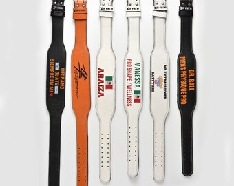 Ifbb Personalized Pro Leather Gym Belts Strength Training Gym - Etsy