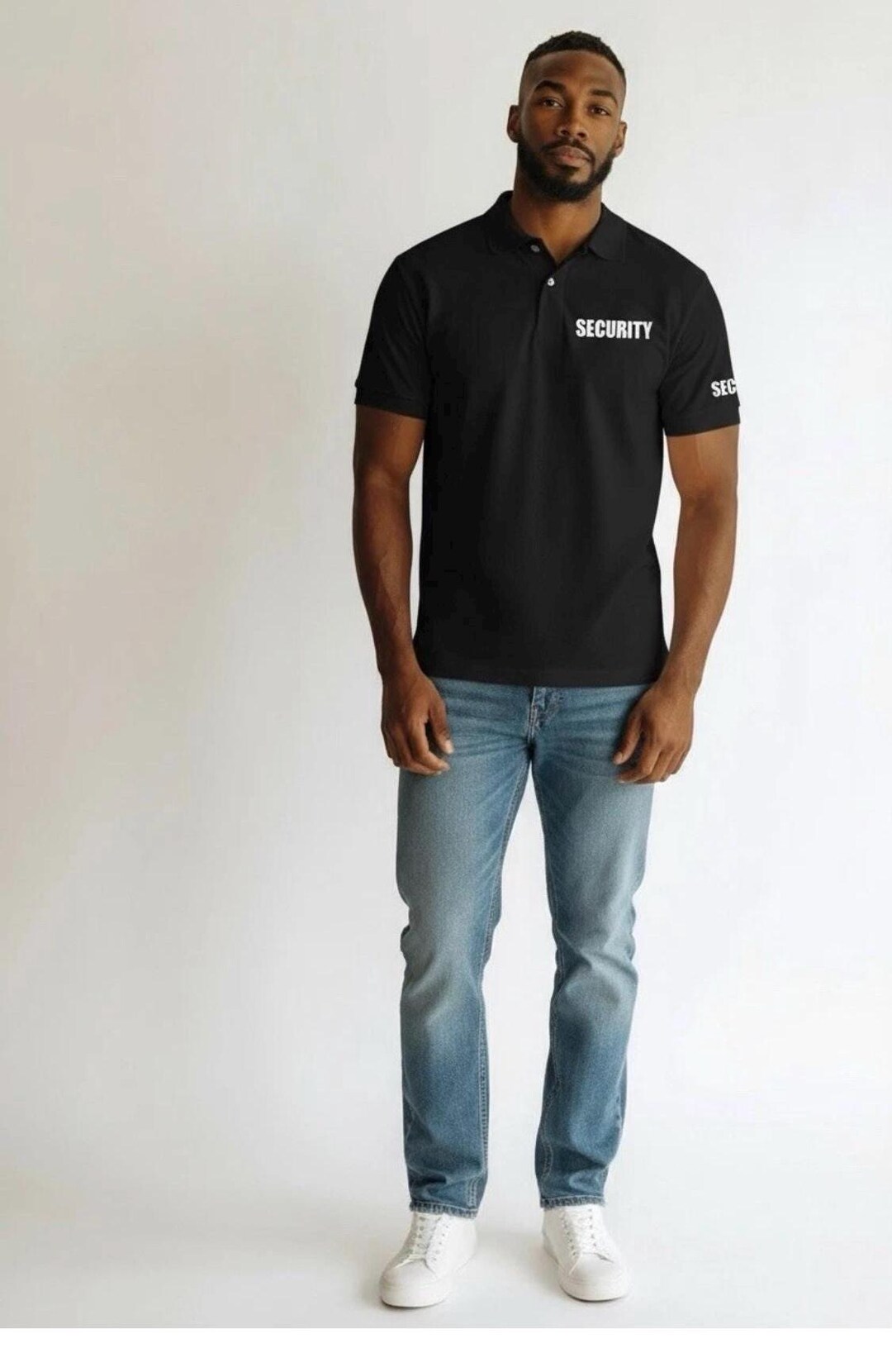 Men's Security Guard Polo Uniform - Custom Embroidery S-3XL - Etsy