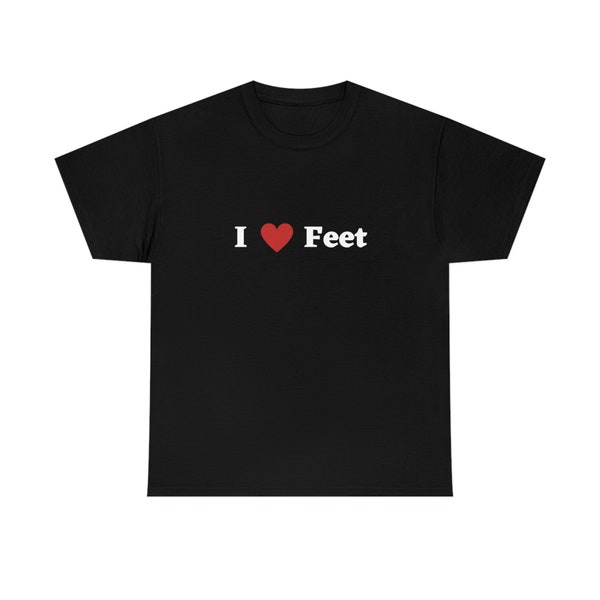 I Love Feet Tee - Etsy