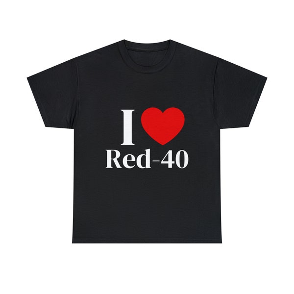 Red Heart Shirt - Etsy