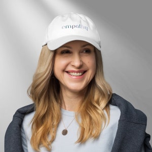 Empathy Embroidered Hat - Spread Love and Understanding With This ...