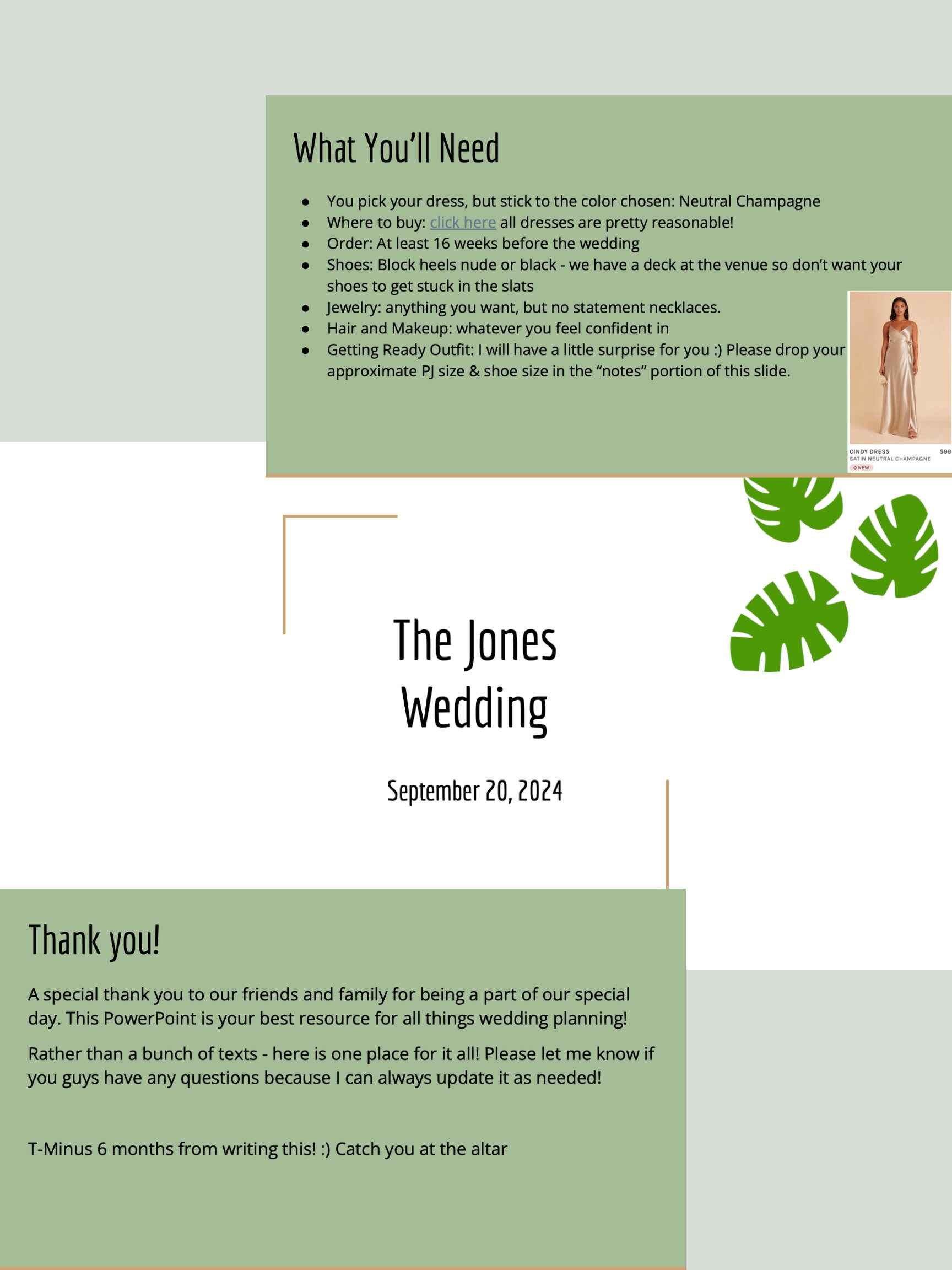 Bridal Party Template for Wedding Planning - Etsy