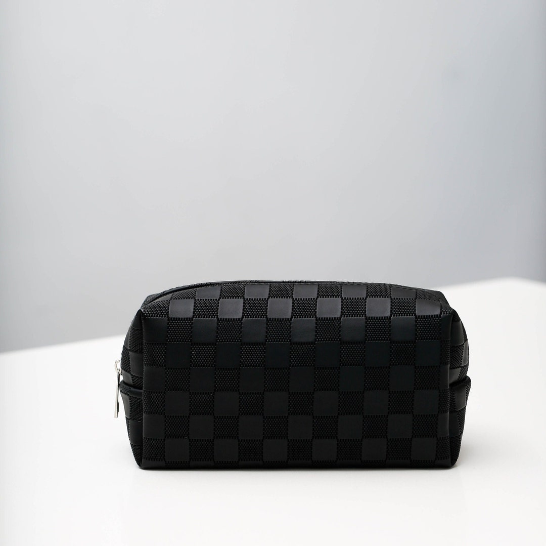Checkered Makeup Bag - Cosmetic Bag - Perfect for Christmas Gifts! - Etsy