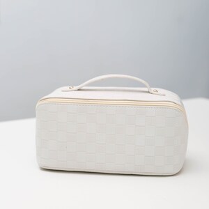 Checkered Makeup Bag - Large - Etsy