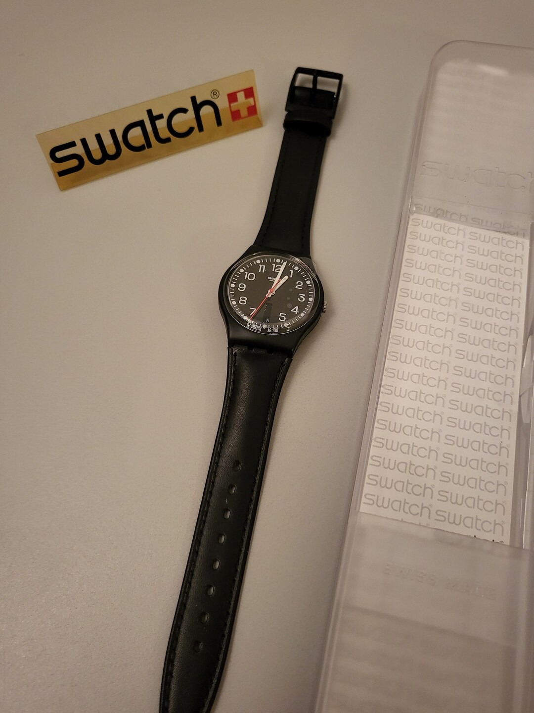 Swatch Watch GB750 Red Sunday - Etsy