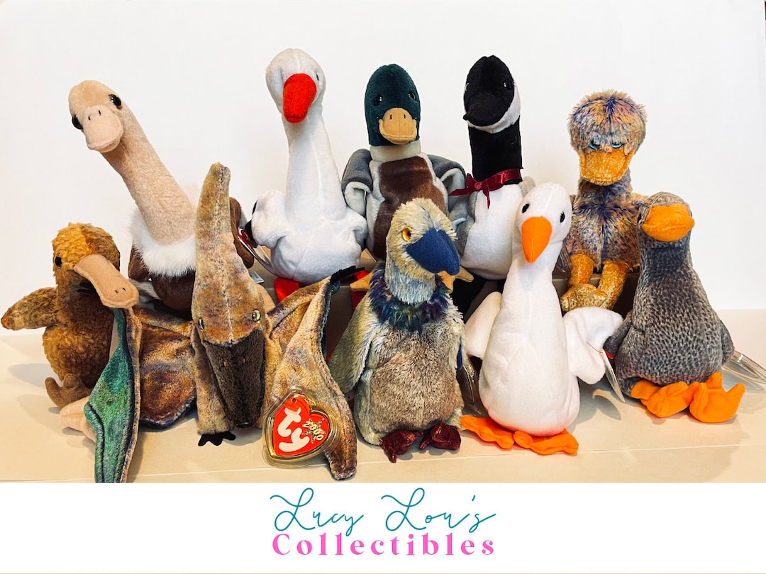 Bird Ty Beanie Baby U Pick: Gracie Beanie, Stilts Beanie, Stretch ...