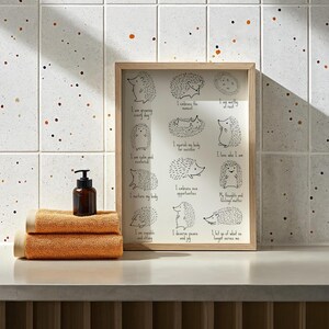 Daily Affirmations Poster, Affirmation Wall Art for Therapy Office ...