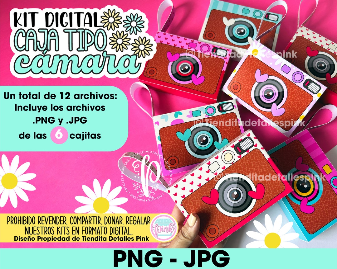 Template Camera Type Boxes, Camera Box, Camera Type Box - Etsy