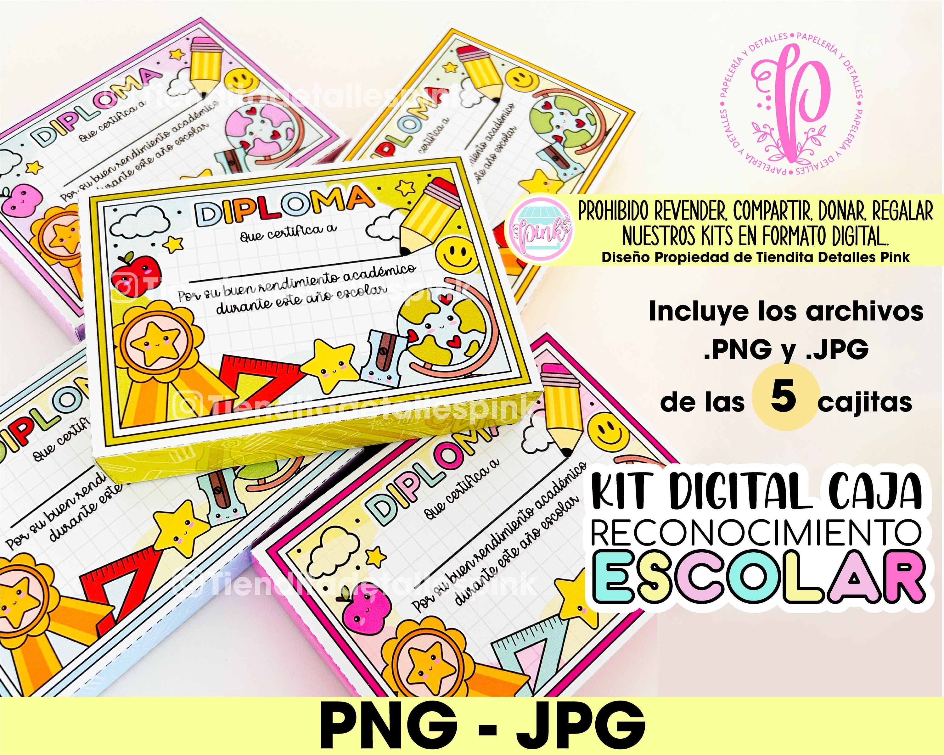 School Recognition Box Template, Diploma Box - Etsy