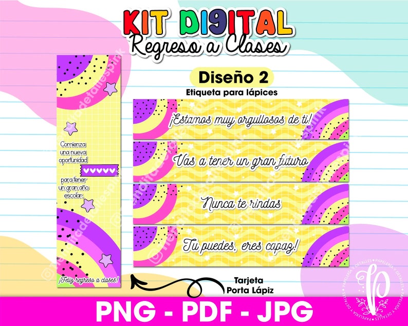 Template back to school, Plantilla portalapices, Detalles Regreso a ...