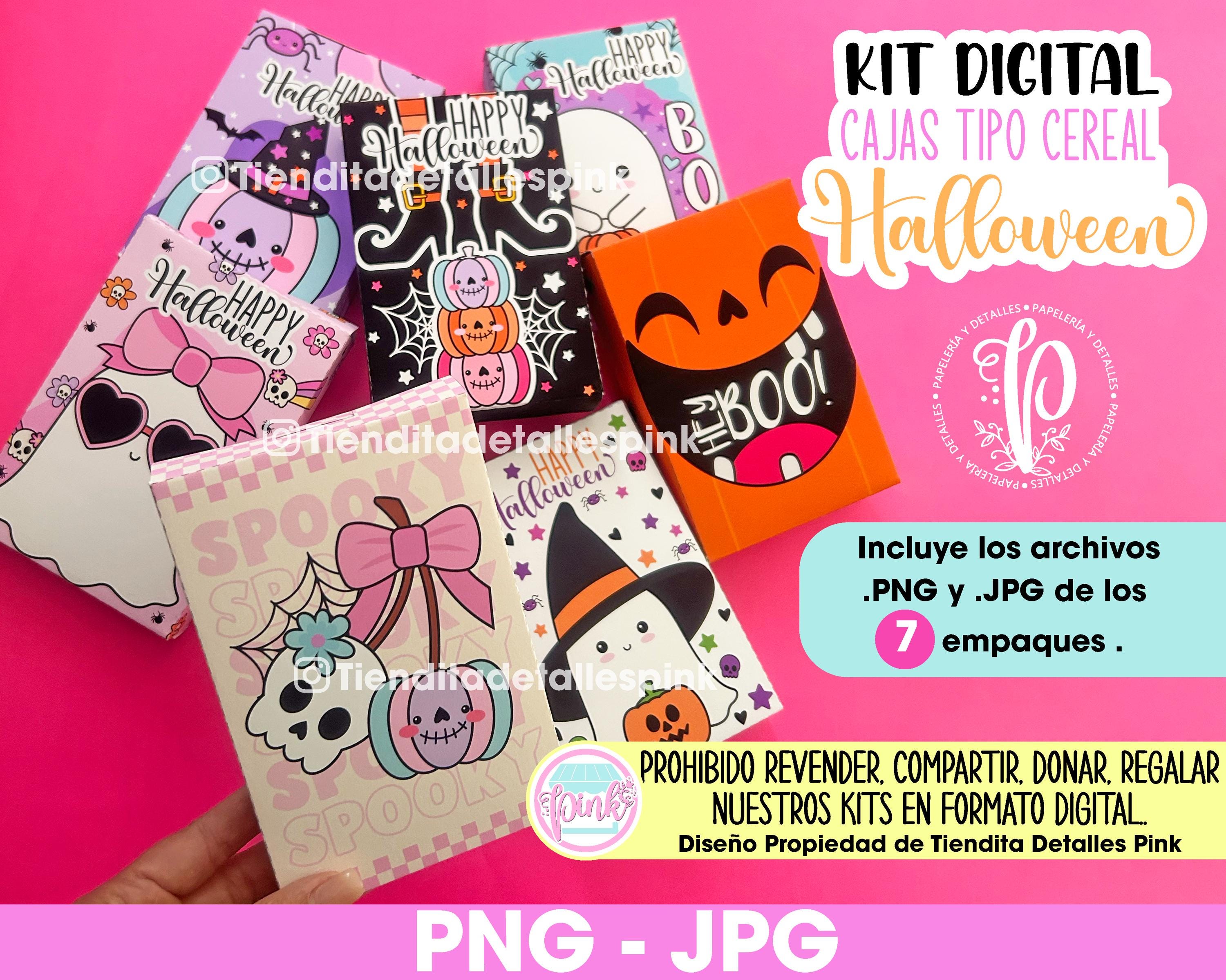 Halloween Cereal Box Template, Cute Halloween - Etsy