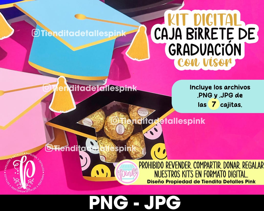 Graduation Box Template With Display, Graduation Cap Box, Class Of - Etsy