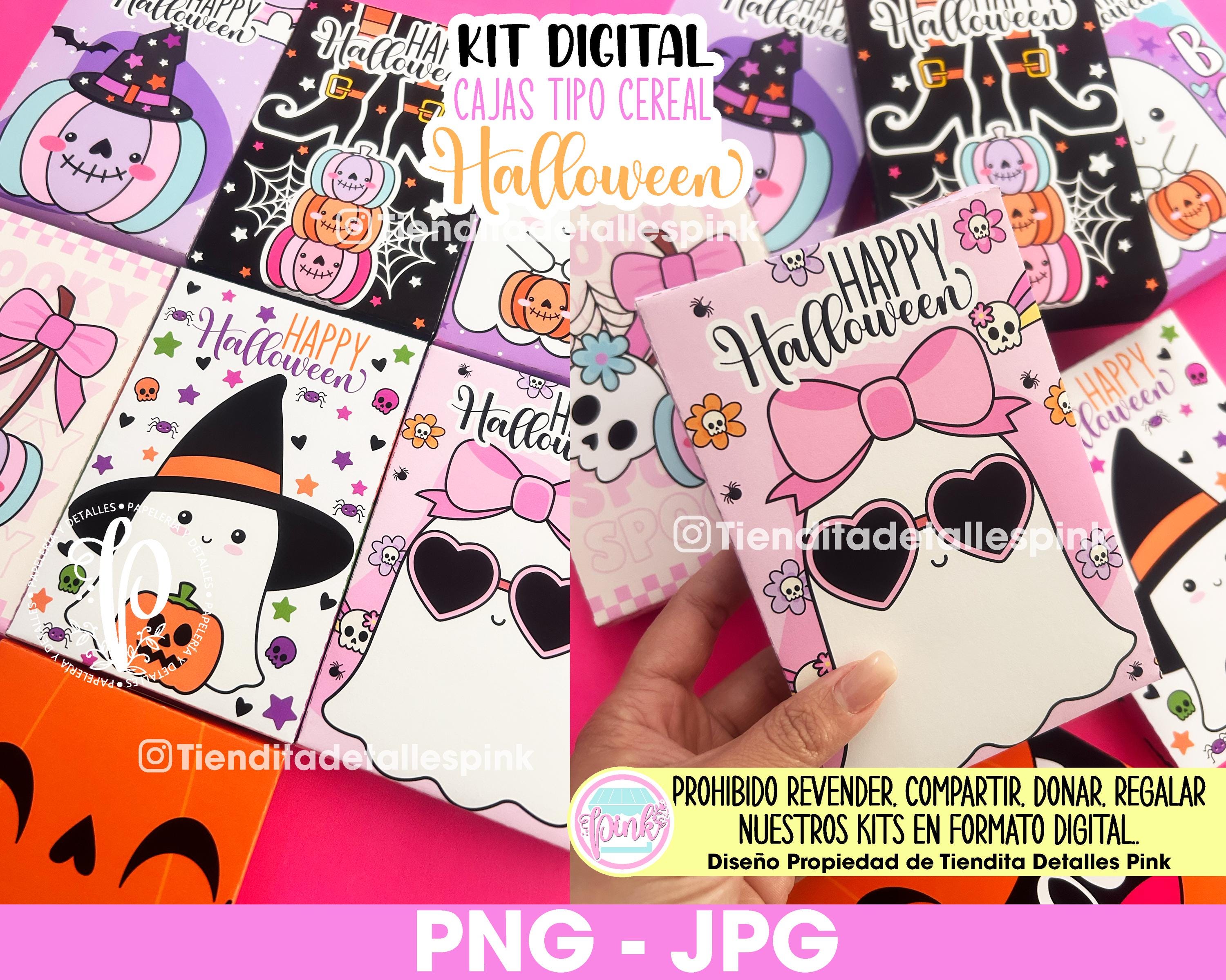 Halloween Cereal Box Template, Cute Halloween - Etsy