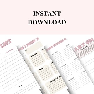 Small Business Digital Planner, Customizable Planner, Entrepreneur ...