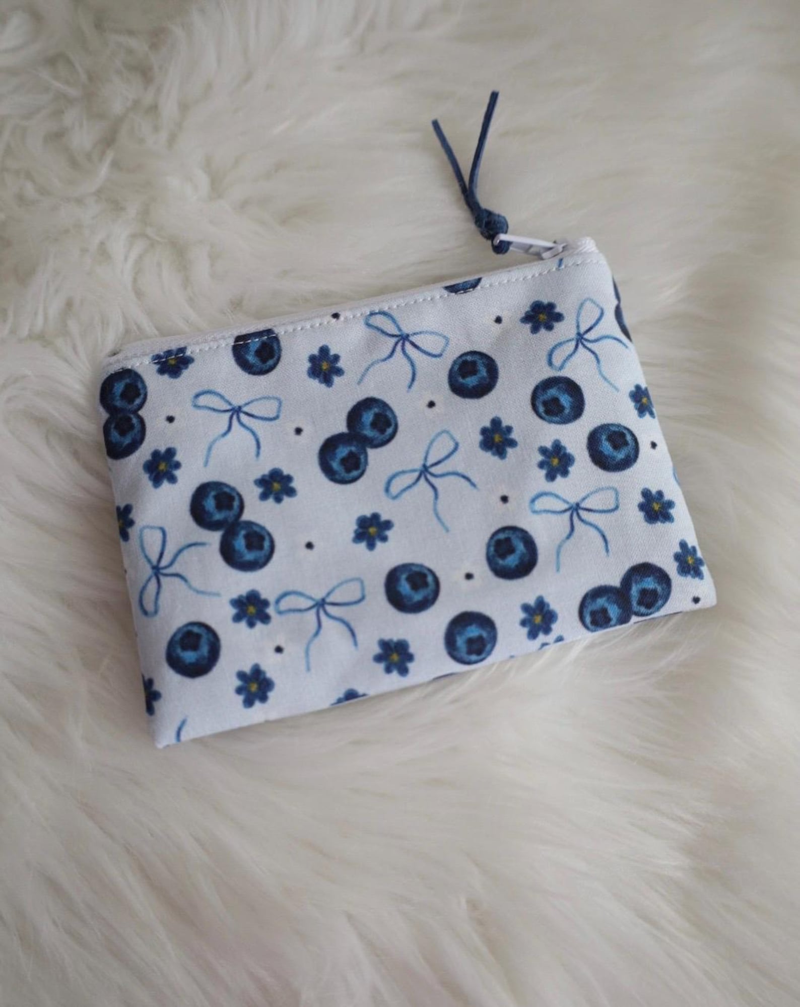 Blueberry Coin Purse, Gift Card Holder, Blueberry Wallet - Etsy