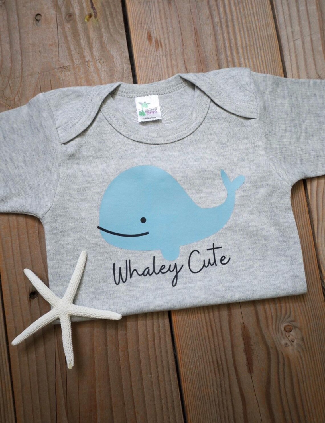 Baby Boy 'whaley Cute' Bodysuit, Cute Baby Outfit, Baby Whale Bodysuit ...