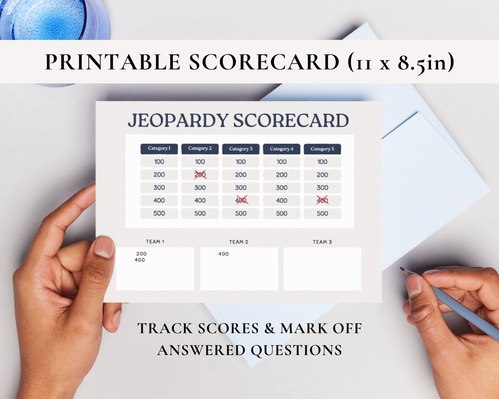 Lavender Floral Bridal Shower Jeopardy Game: Editable Canva Template ...