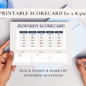 Lavender Floral Bridal Shower Jeopardy Game | Canva Template Editable ...