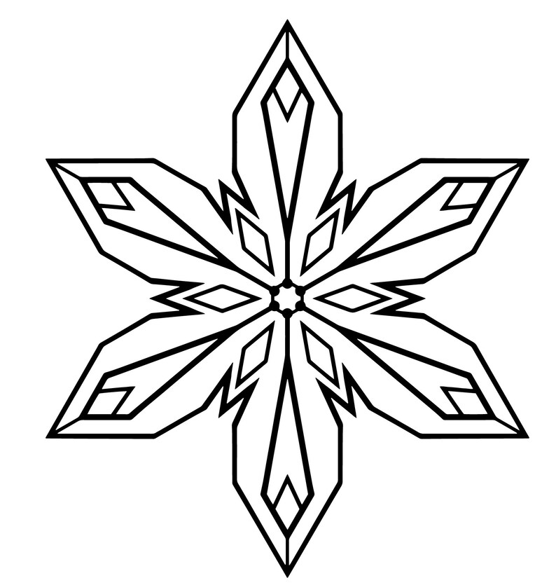 Snowflake 005 SVG and PNG for Cameo, Cricut & Silhouette Machines - Etsy