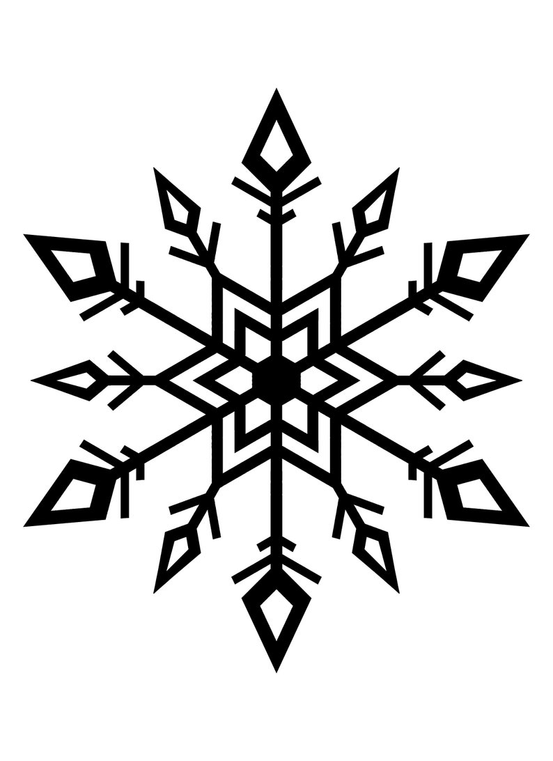 Snowflake 003 SVG and PNG for Cameo Cricut & Silhouette Machines - Etsy