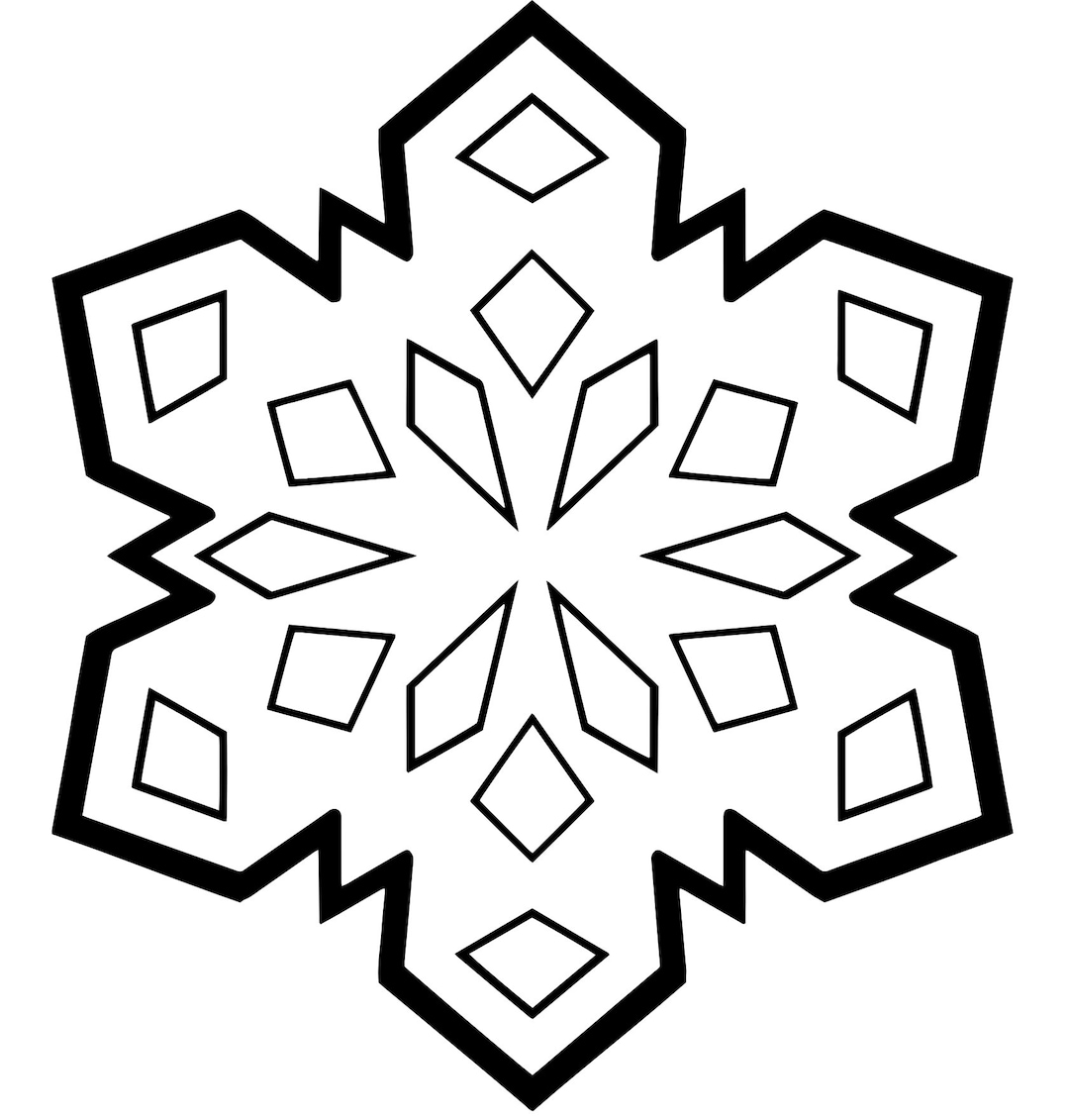 Snowflake 010 SVG and PNG for Cameo, Cricut & Silhouette Machines - Etsy
