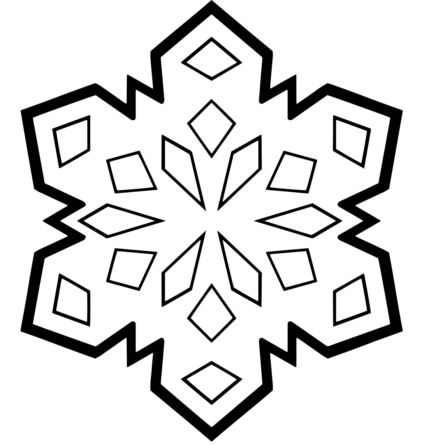 Snowflake 010 SVG and PNG for Cameo, Cricut & Silhouette Machines - Etsy