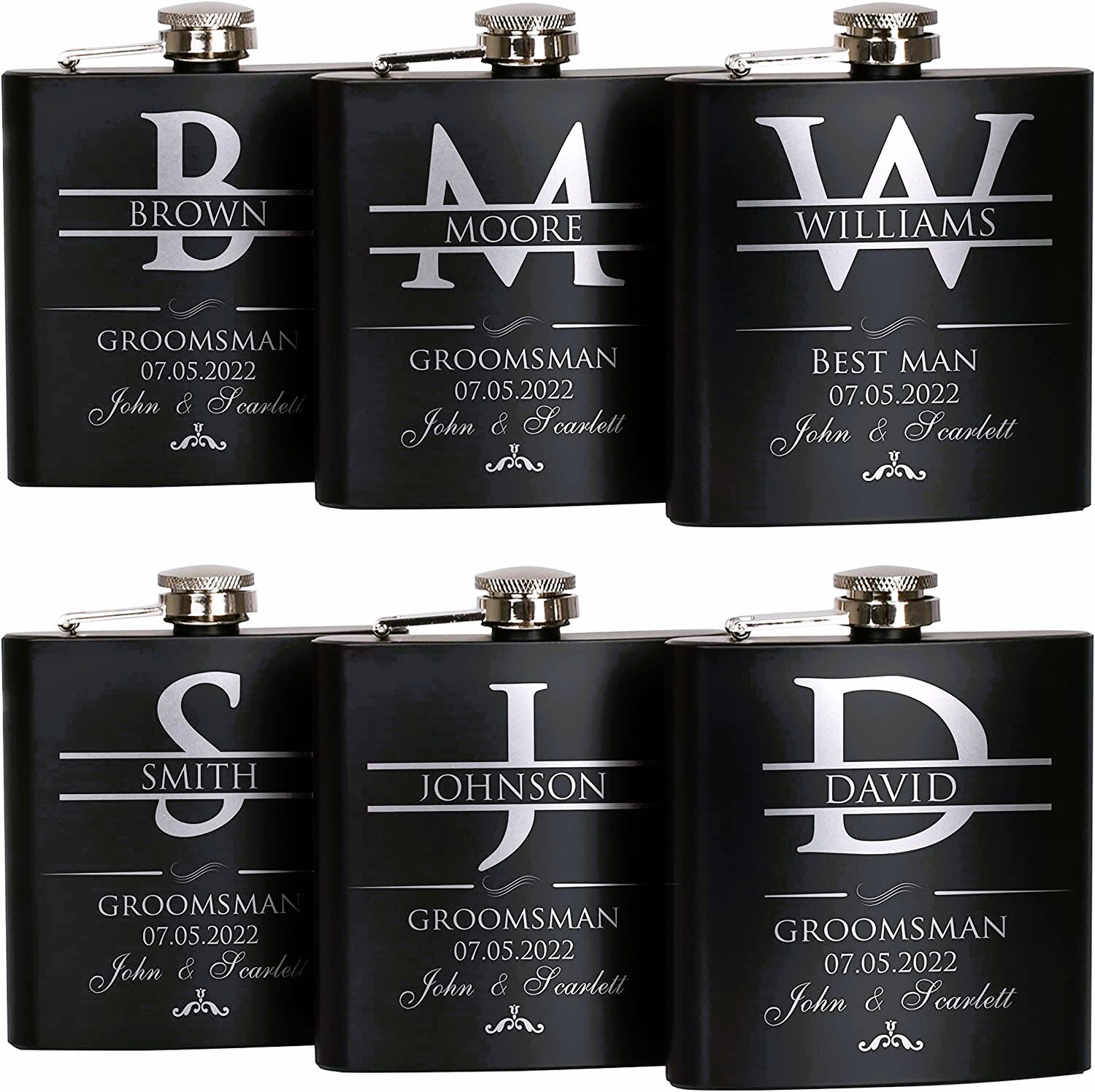 Custom Stainless Steel Leather Hip Flask With Funnel - Etsy