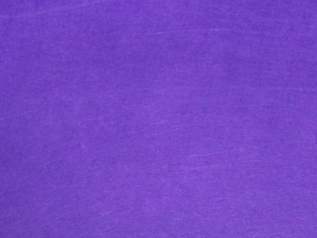 Purple Felt Fabric 2mm | Craft Material 1x1m | Violet Wool Sheet C35 ...