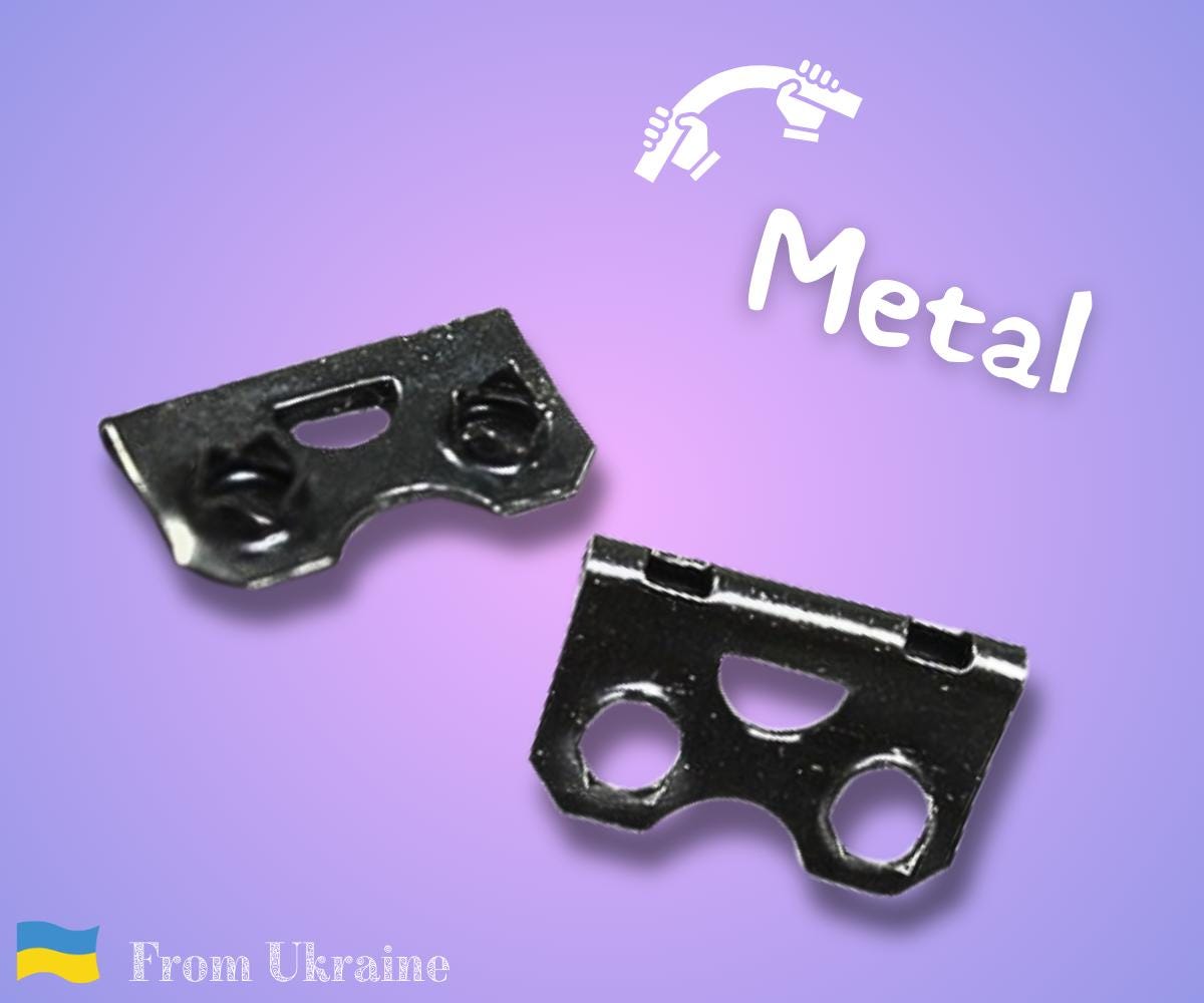 Metal Hinge for Attaching the Frame 28x14mm/1.10x0.55inches | Black Metal Hinge for Pictures and ...