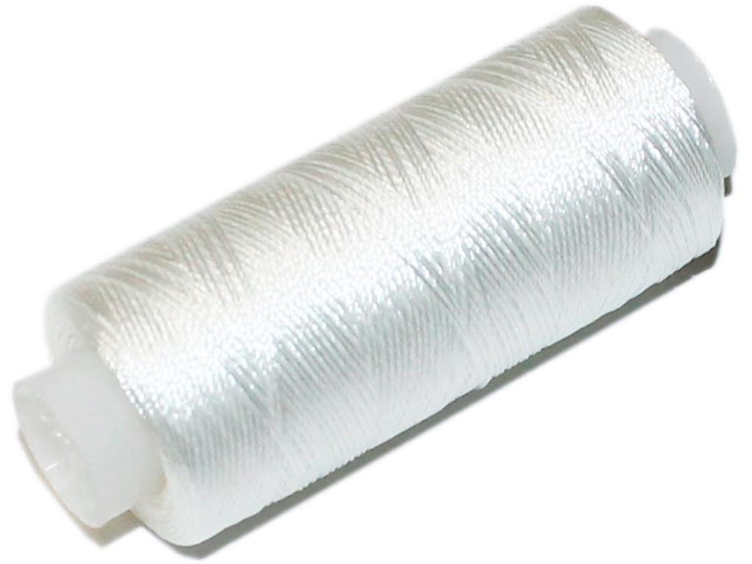 Silk Thread for Beading White 210D 100 Meters/328 Feet | Strong Silk ...