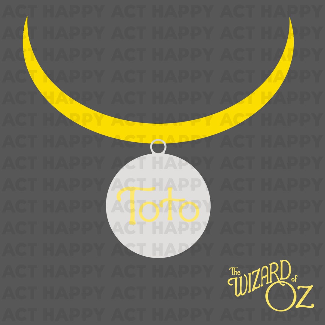 Wizard of Oz Toto SVG - Toto Name Tag, Toto Collar Shirt - Etsy