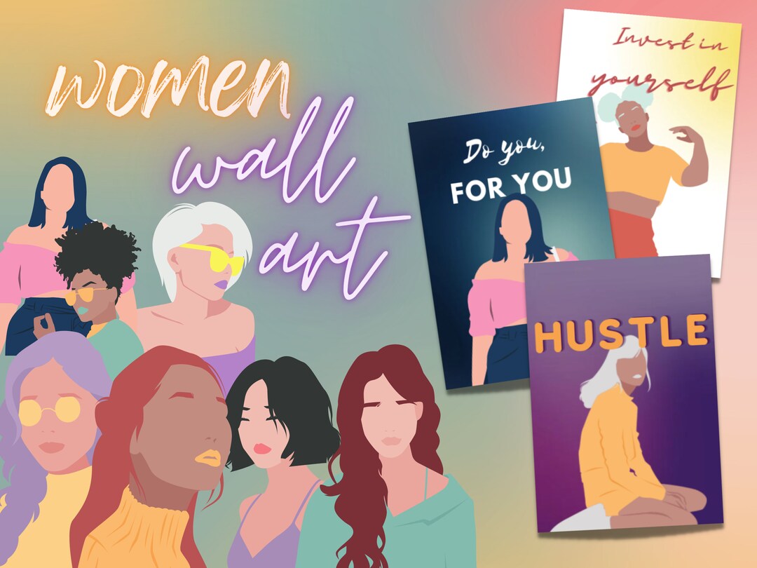 Women Motivational Printable Digital Download Wall Art Decor for Office ...