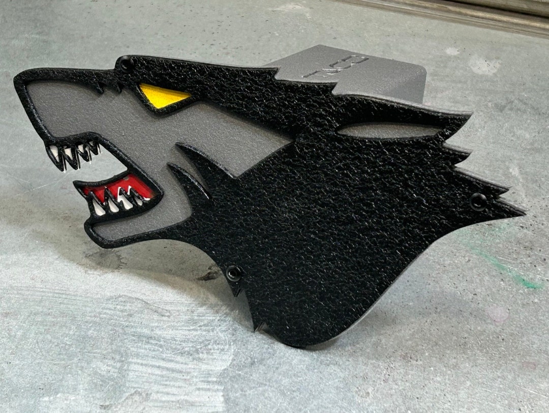 Custom Created "8th FW Wolfpack" Metal Receiver Hitch Cover - Etsy