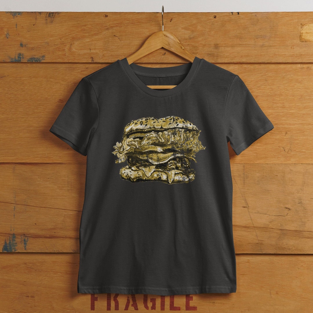 Distressed Cheeseburger T-shirt, Funny Shirt for Man Woman, Gift for ...