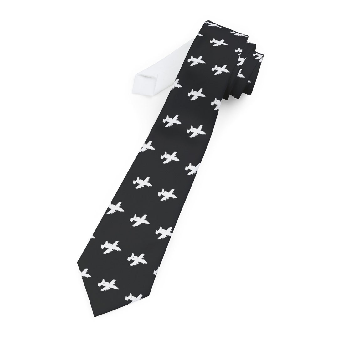 Pilot Gift Ideas, A10 Warthog Necktie, Pilot Gift for Him, A10 ...