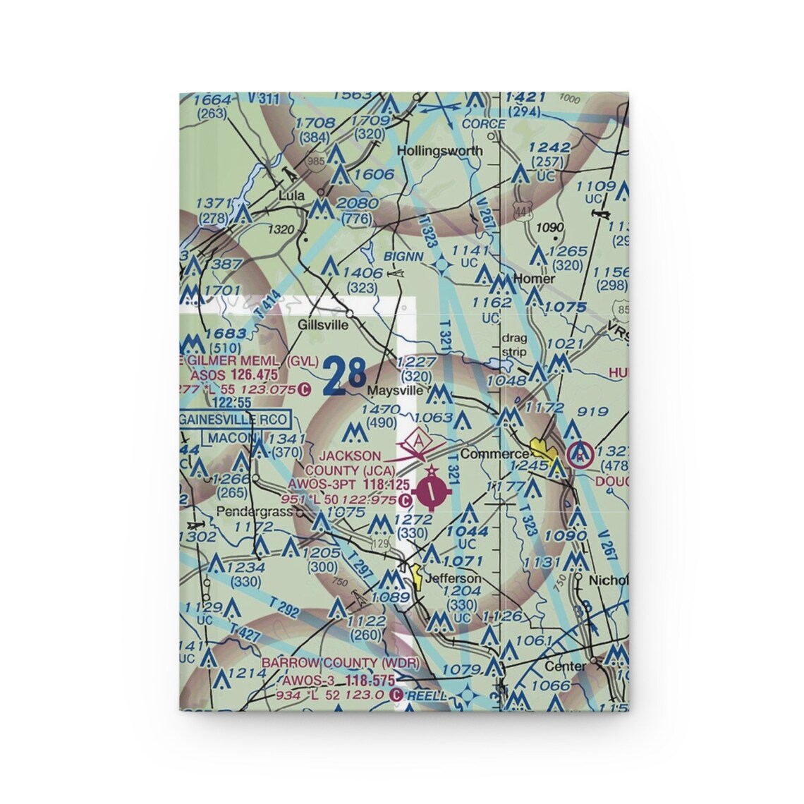 Customized Aviation Sectional Hardcover Journal Notebook, Personalized ...