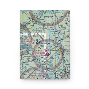 Customized Aviation Sectional Hardcover Journal Notebook, Personalized ...