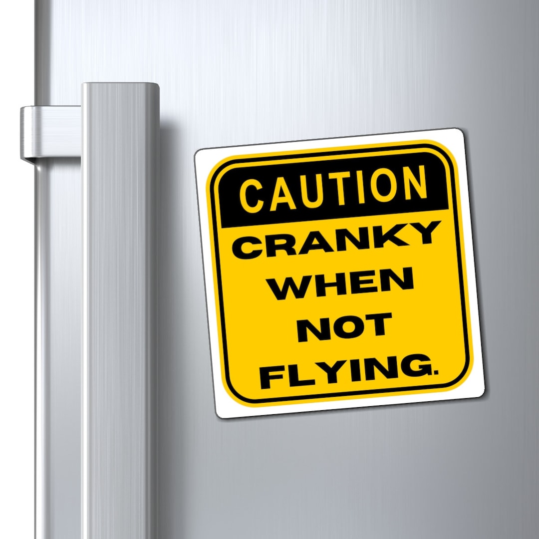 Funny Pilot Refrigerator Magnet, Aviation Magnet, Gift for Pilot ...