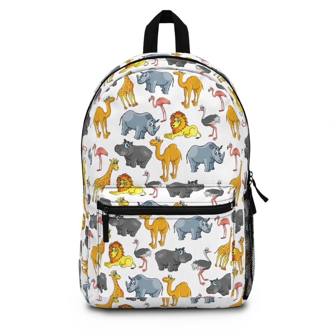 Jungle Animal Backpack, School Bag, Children's Backpack, Elementary ...