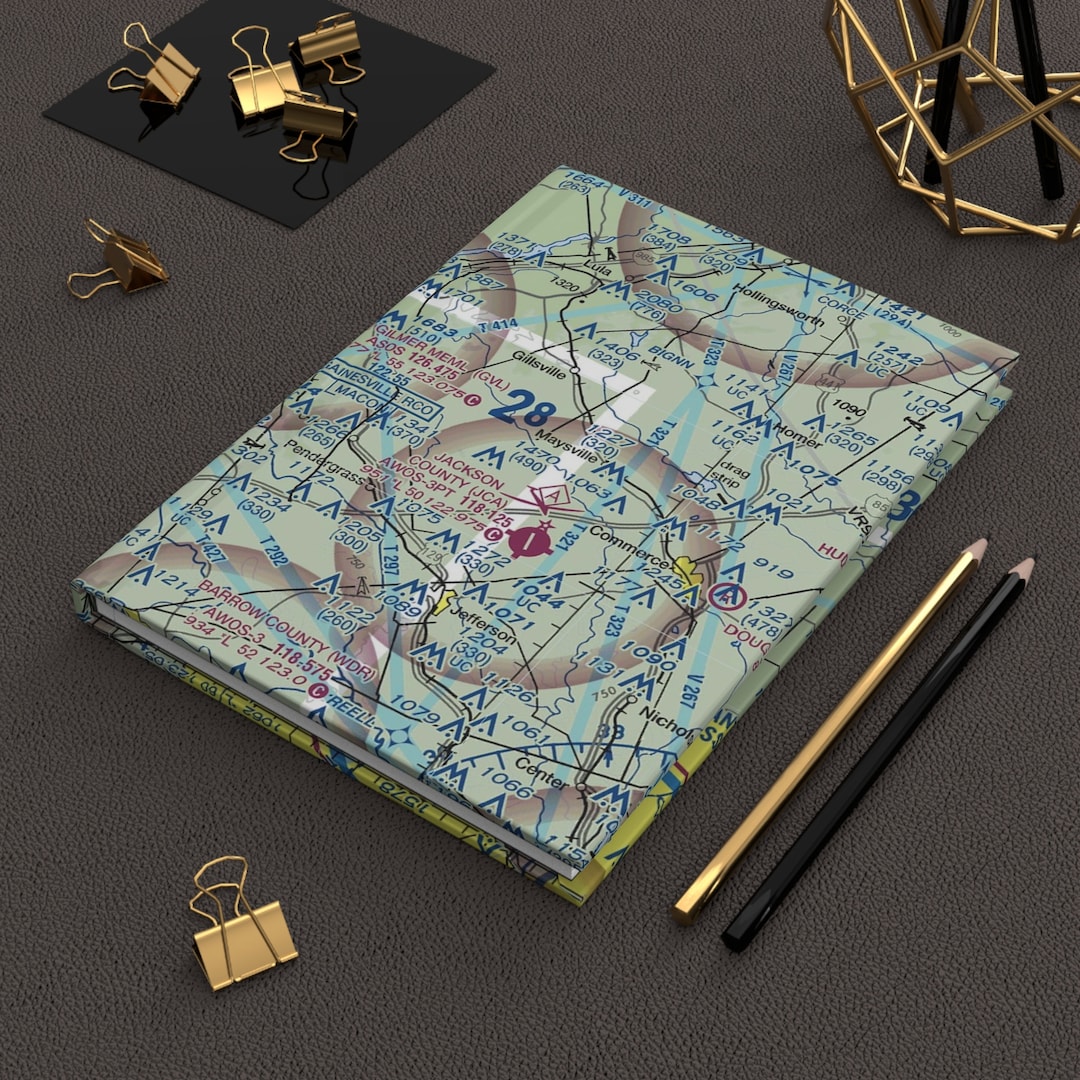 Customized Aviation Sectional Hardcover Journal Notebook, Personalized ...