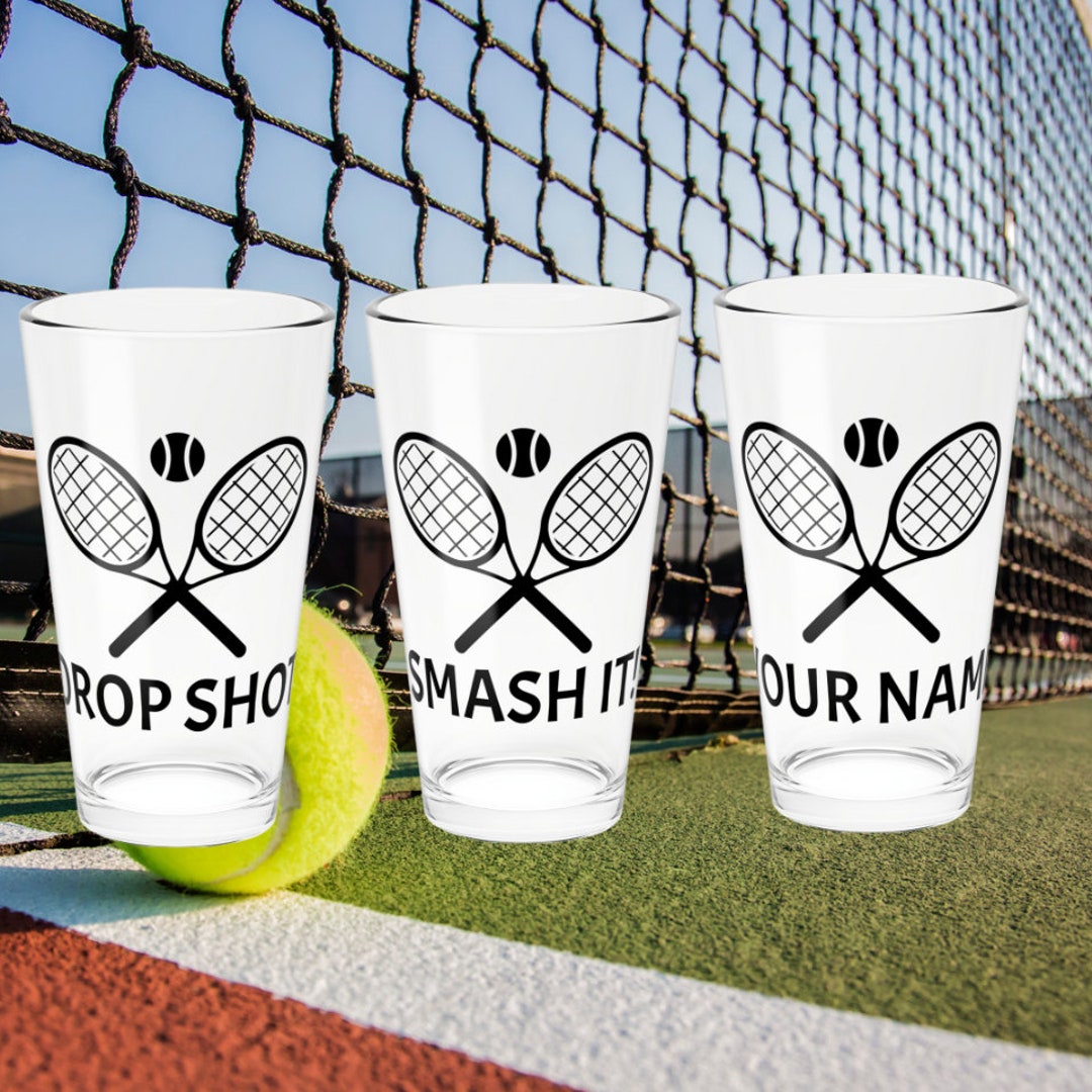 Tennis Glass, Mixing Glass, Smash It 16oz, Tennis Pint Glass, Bar Cup ...