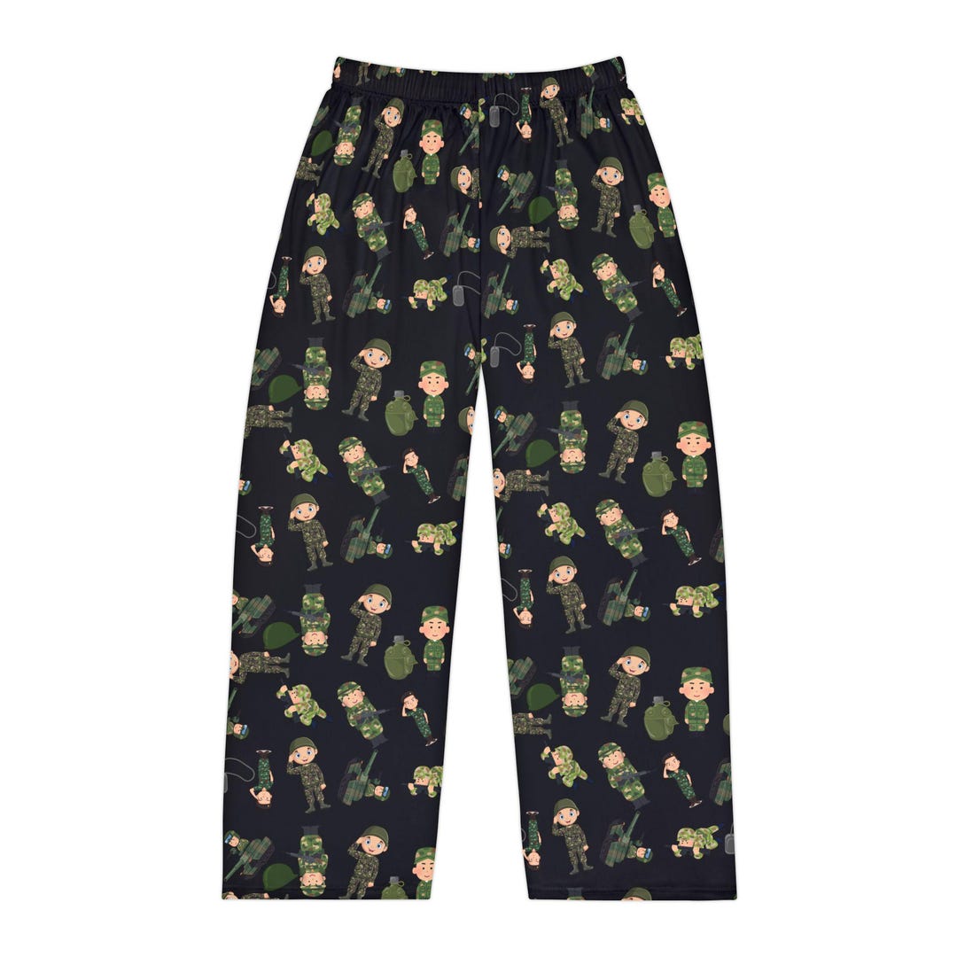Soldiers Men's Pajama Pants, Christmas Birthday Gift, Military ...