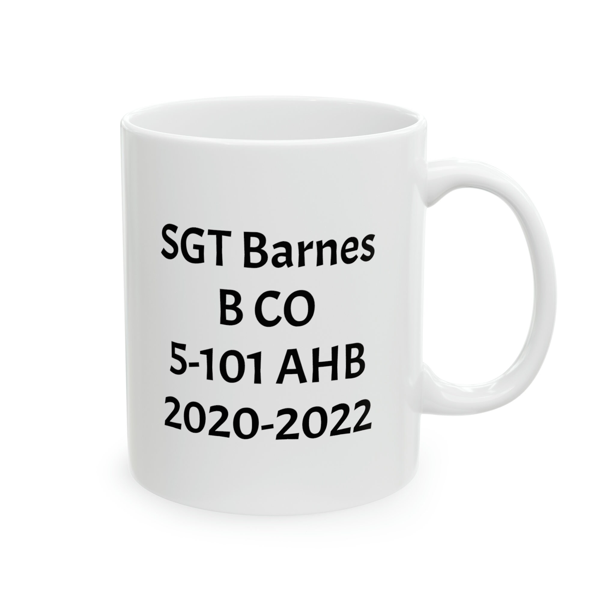 Personalized PCS Gift, World's Okayest NCO Ceramic Mug, 11oz, PCS Gift ...