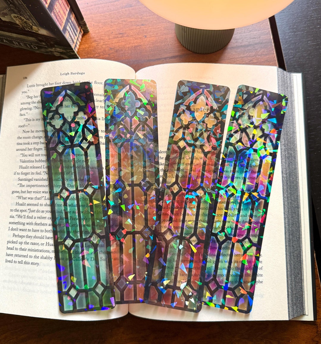 Gothic Cathedral Window | Lancet | Transparent Holographic Bookmark ...