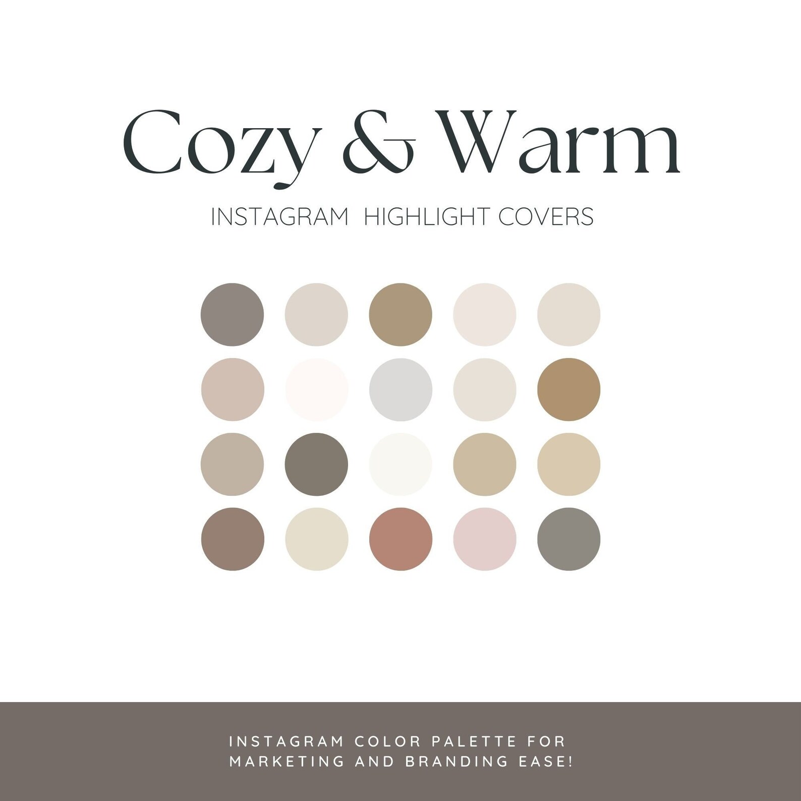 Cozy & Warm Instagram Highlight Covers| Neutral Instagram Highlight ...