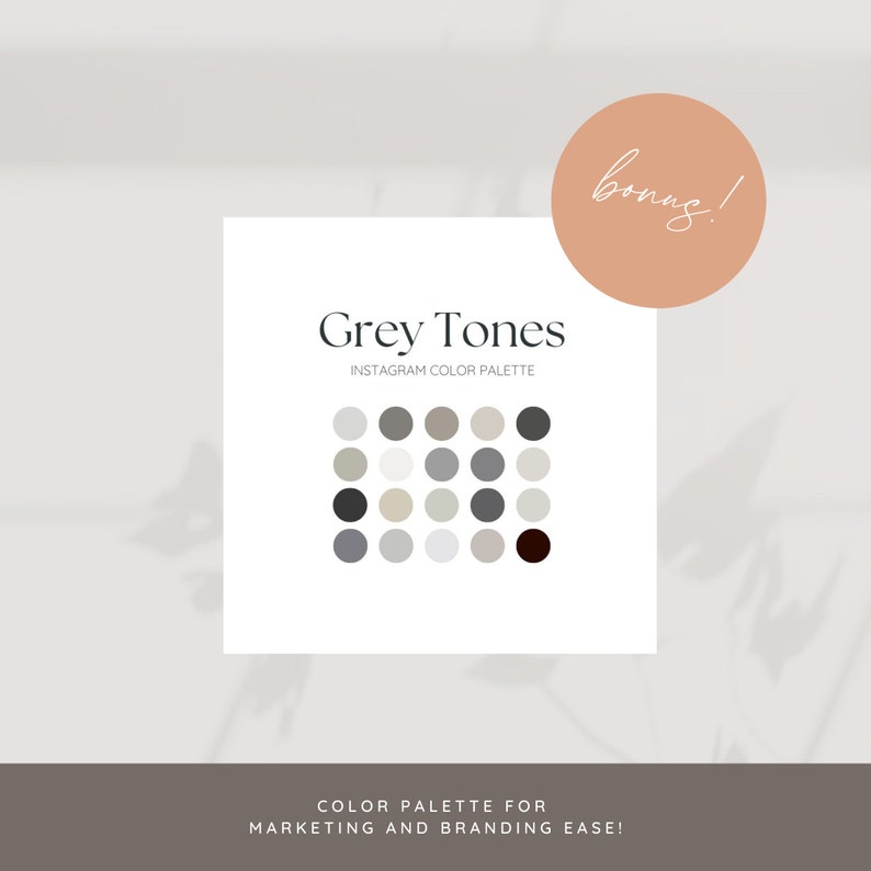 25 Grey Instagram Post Templates| Modern Templates| Engagement| Canva ...