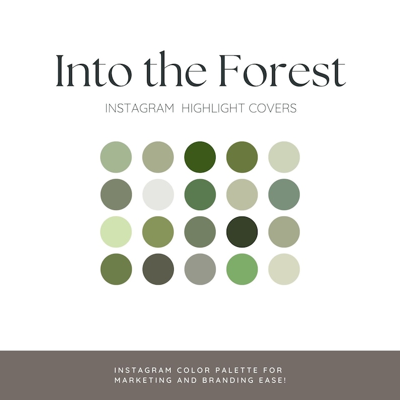 Into the Forest Instagram Highlight Covers| Neutral Instagram Highlight ...